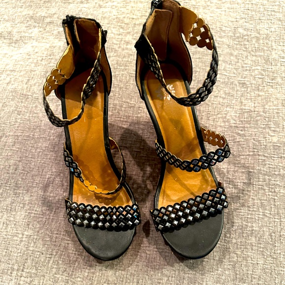 Yellow Box | Shoes | Yellow Box Wedge Platform Sandals 85 Black With ...